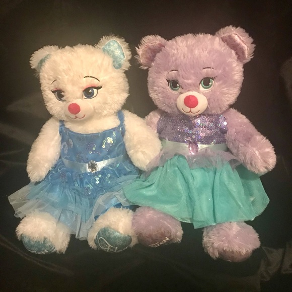 Disney | Toys | Anna And Elsa Build A Bear Set | Poshmark